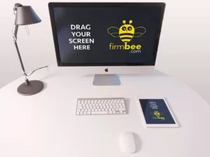 Designer workplace scenery