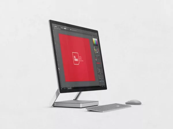 Free Microsoft Surface Studio Mockups | The Free Mockup