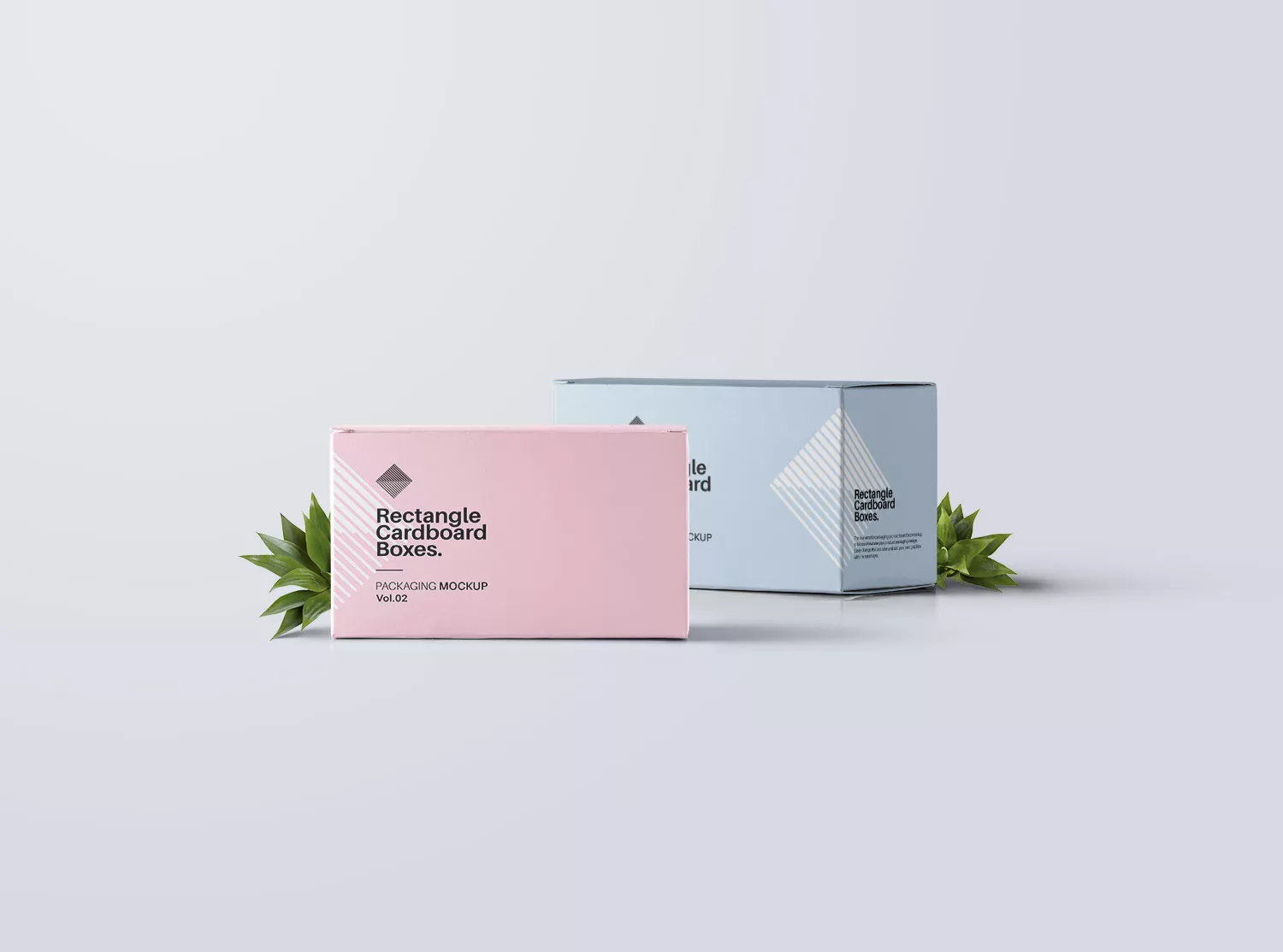 Rectangular Cardboard Box Free Mockup Free Mockup