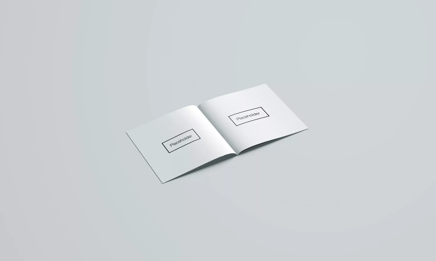 Square Brochure PSD Mockup | Free Mockup