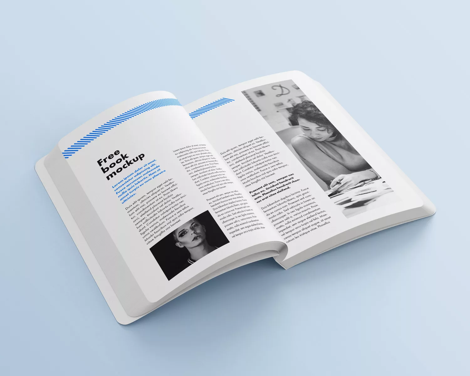 Book Mockup with Rounded Corners | Free Mockup