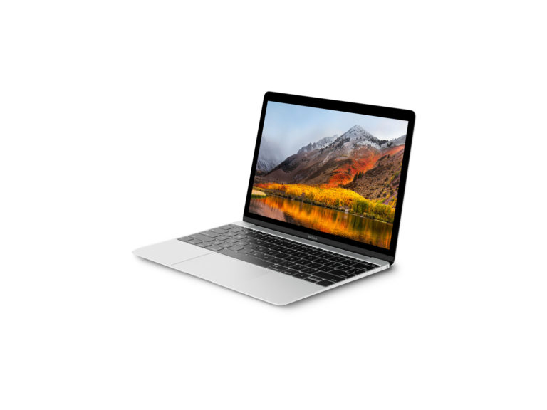 Silver MacBook Mockup | Free-Mockup.com