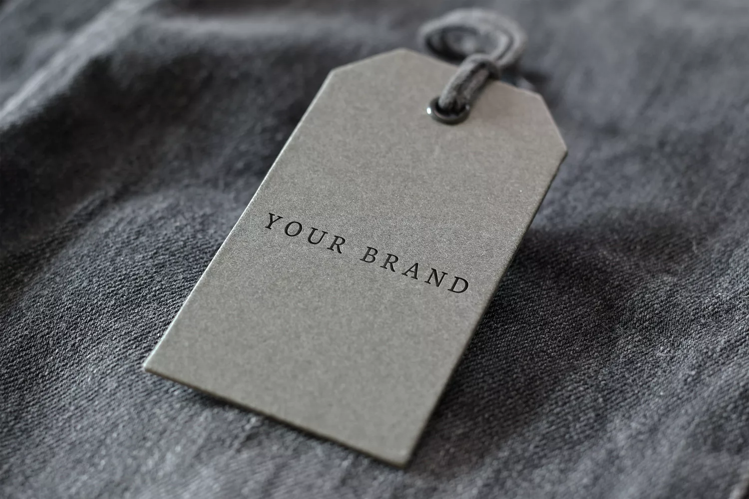 Vintage Denim Label | The Free Mockup