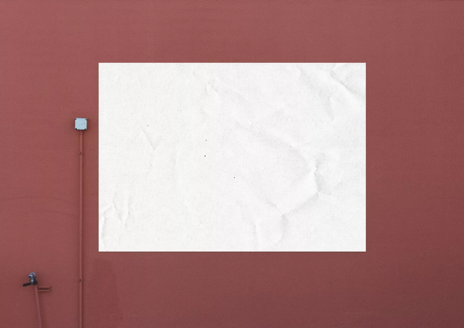 Wall Poster Mock Up – Free Mockup