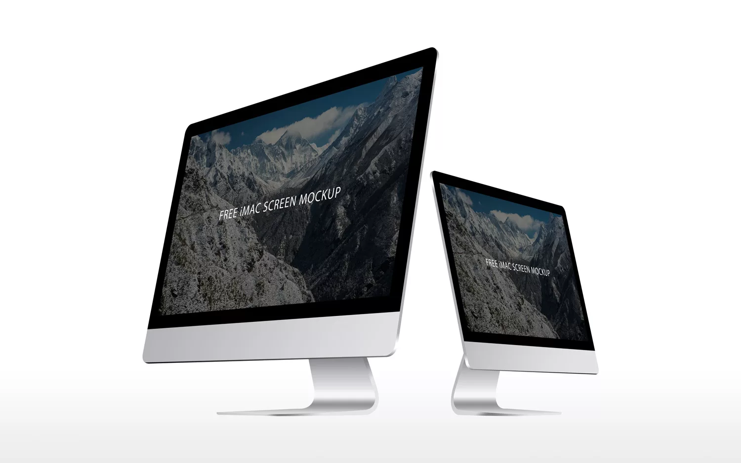 iMac Screen 5k Mockup (16 PSD) | The Free Mockup