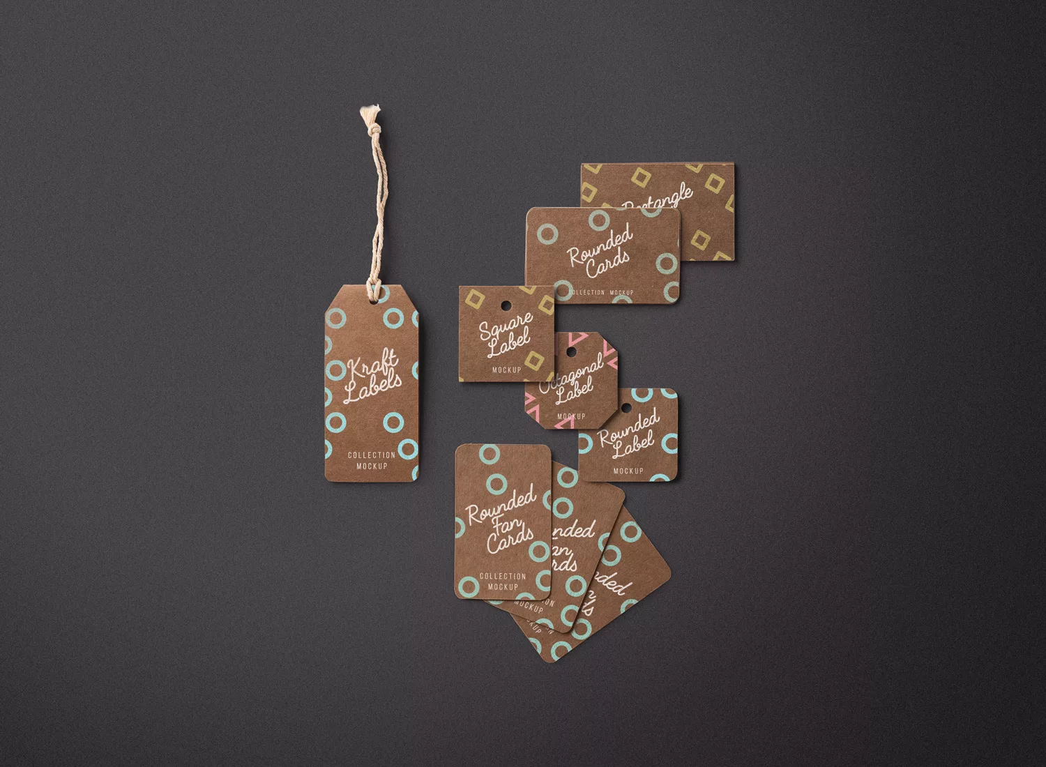 Kraft Label Cards | The Free Mockup