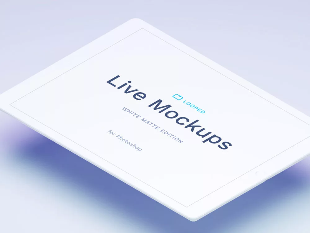 iPad-White-Matte-Apple-Devices-Mockup | The Free Mockup