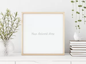 Square Poster Frame Mockup | The Free Mockup