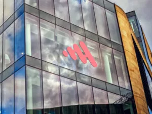 Building Facade Logo Mockup | The Free Mockup