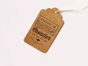 Label Tag Mockup (Free Download) | The Free Mockup