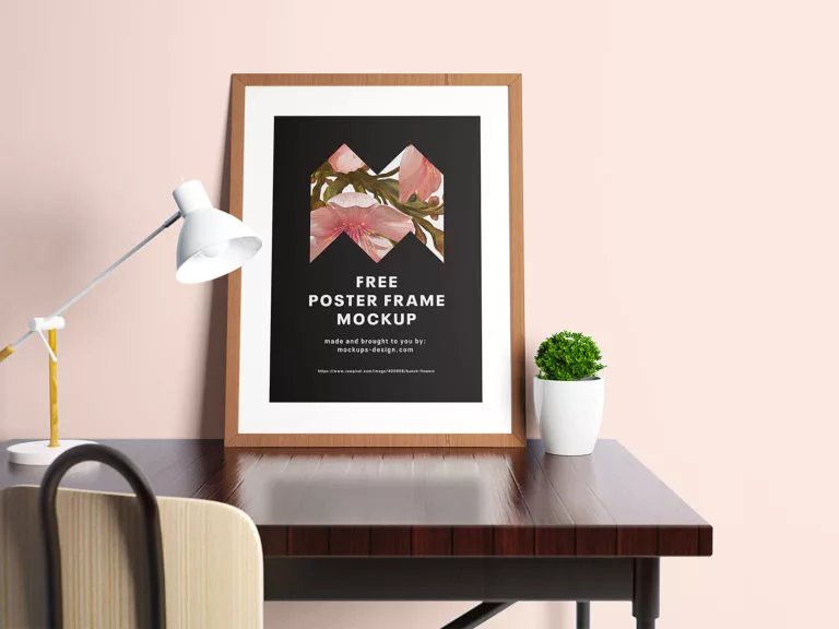 Poster Frame Mockup | The Free Mockup