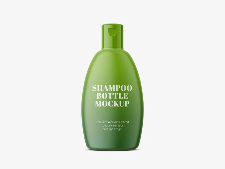 Shampoo Bottle Mockup | The Free Mockup