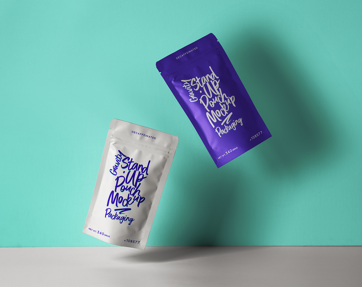 Stand Up PSD Pouch Packaging Mockup Stand Up PSD Pouch Packaging Mockup