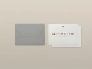 Free Greeting Card PSD Mockup | The Free Mockup
