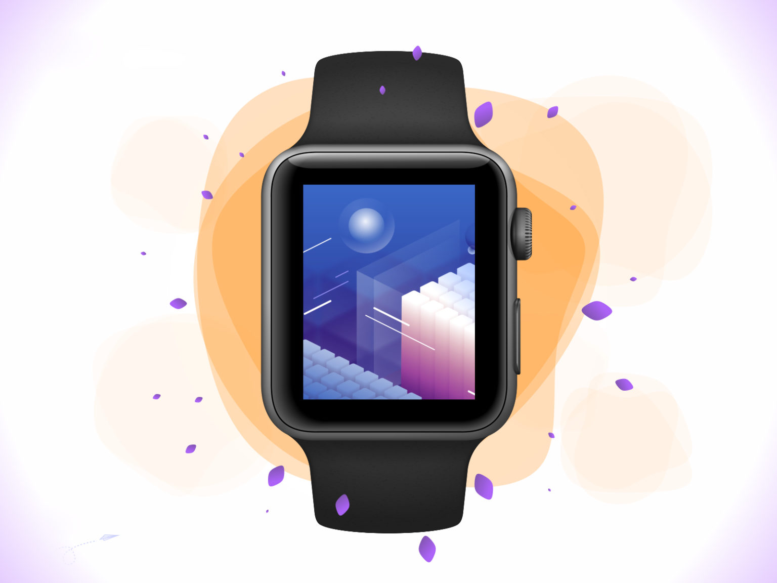 Apple Watch 42mm Adobe XD Mockup | Free Mockup
