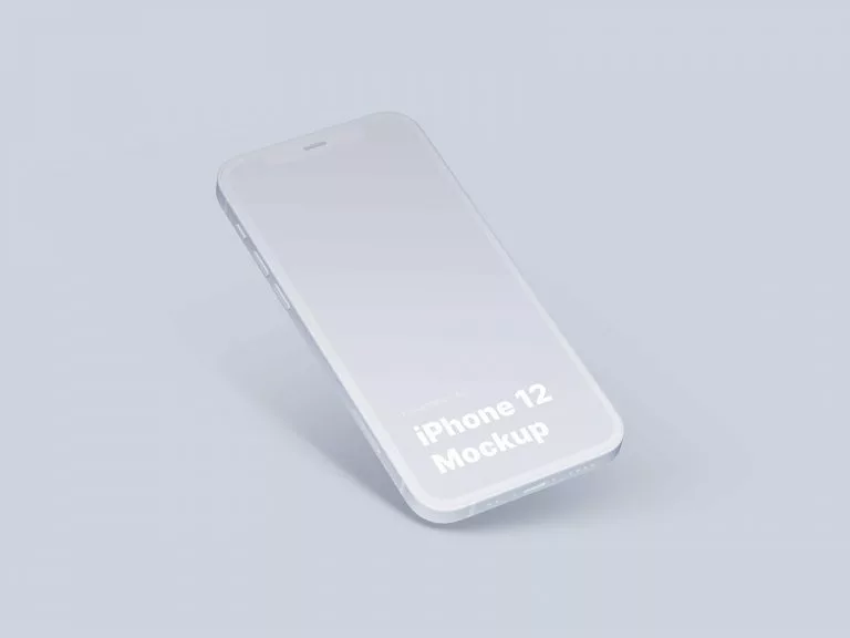Free iPhone 12 PSD Mockup 06 | The Free Mockup
