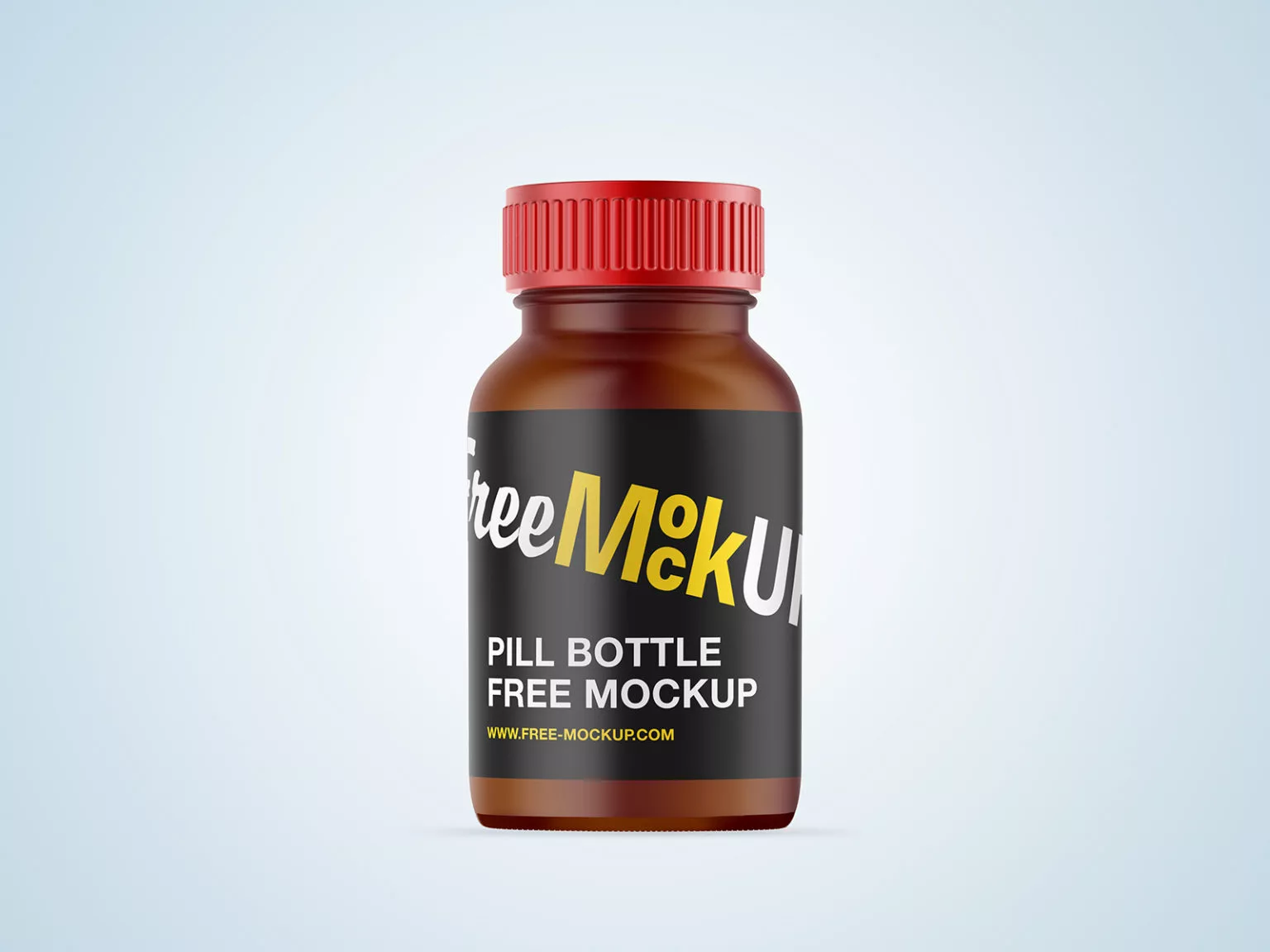 Pill Bottle Mockup | Free Mockup