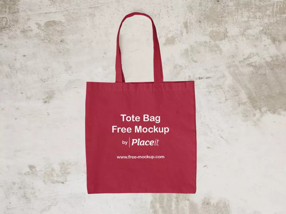 Empty Tote Bag Mockup | The Free Mockup