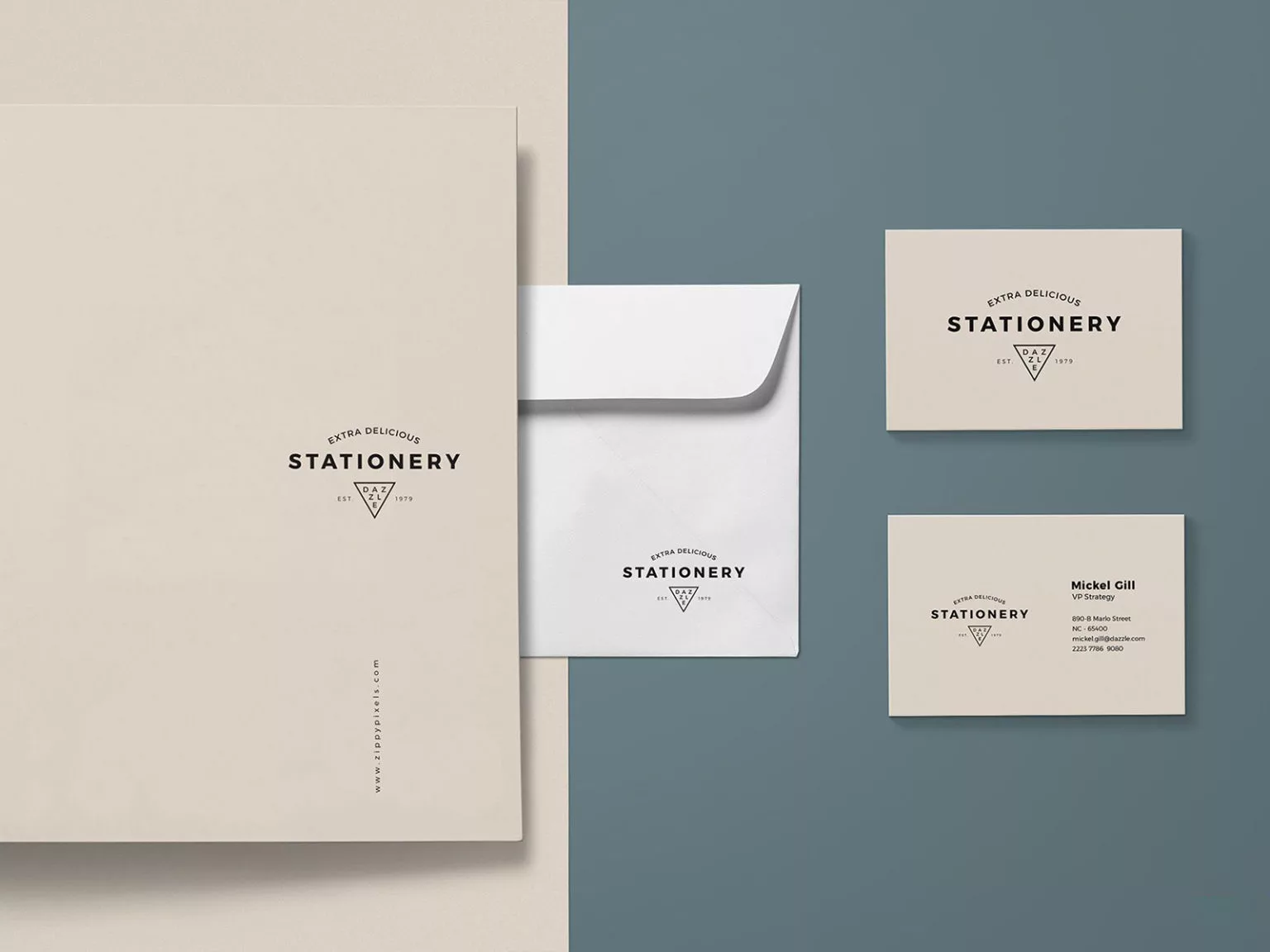 Brand Identity Mockup Scene | The Free Mockup