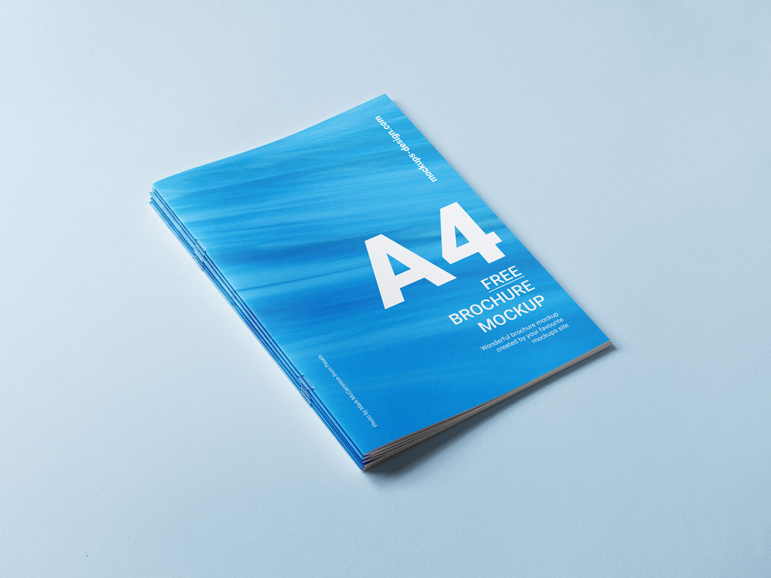 A4 Brochure Cover Mockup | Free Mockup
