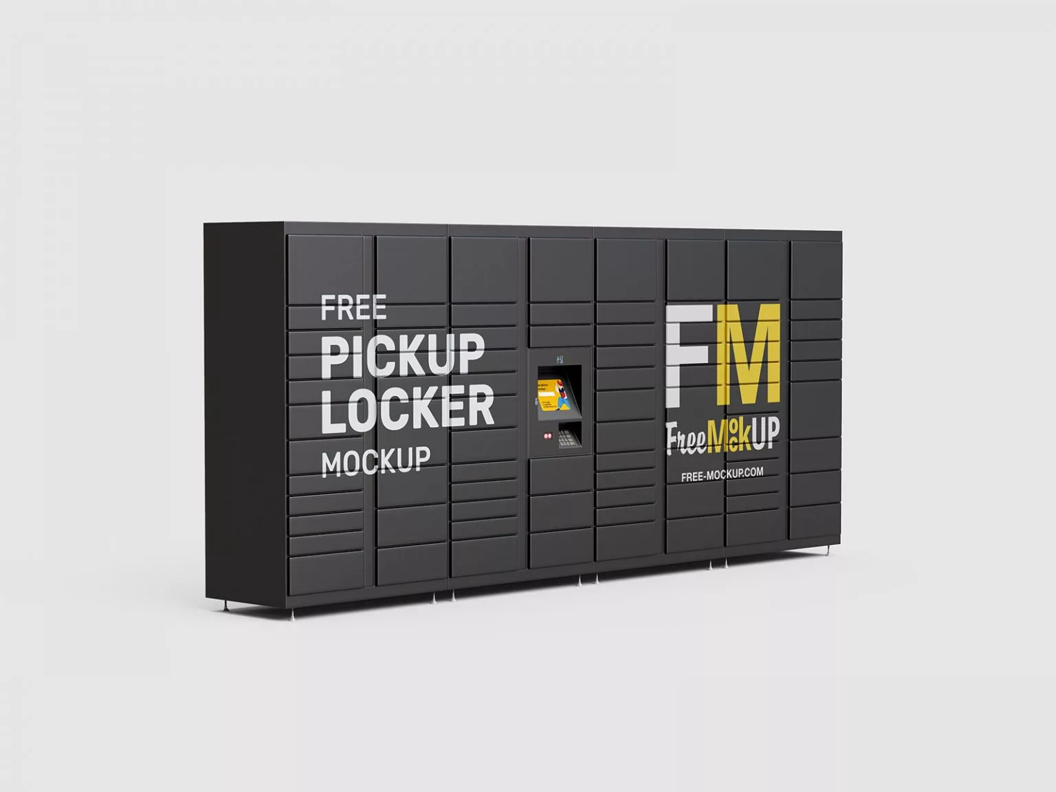Pickup Locker Mockup Set | The Free Mockup
