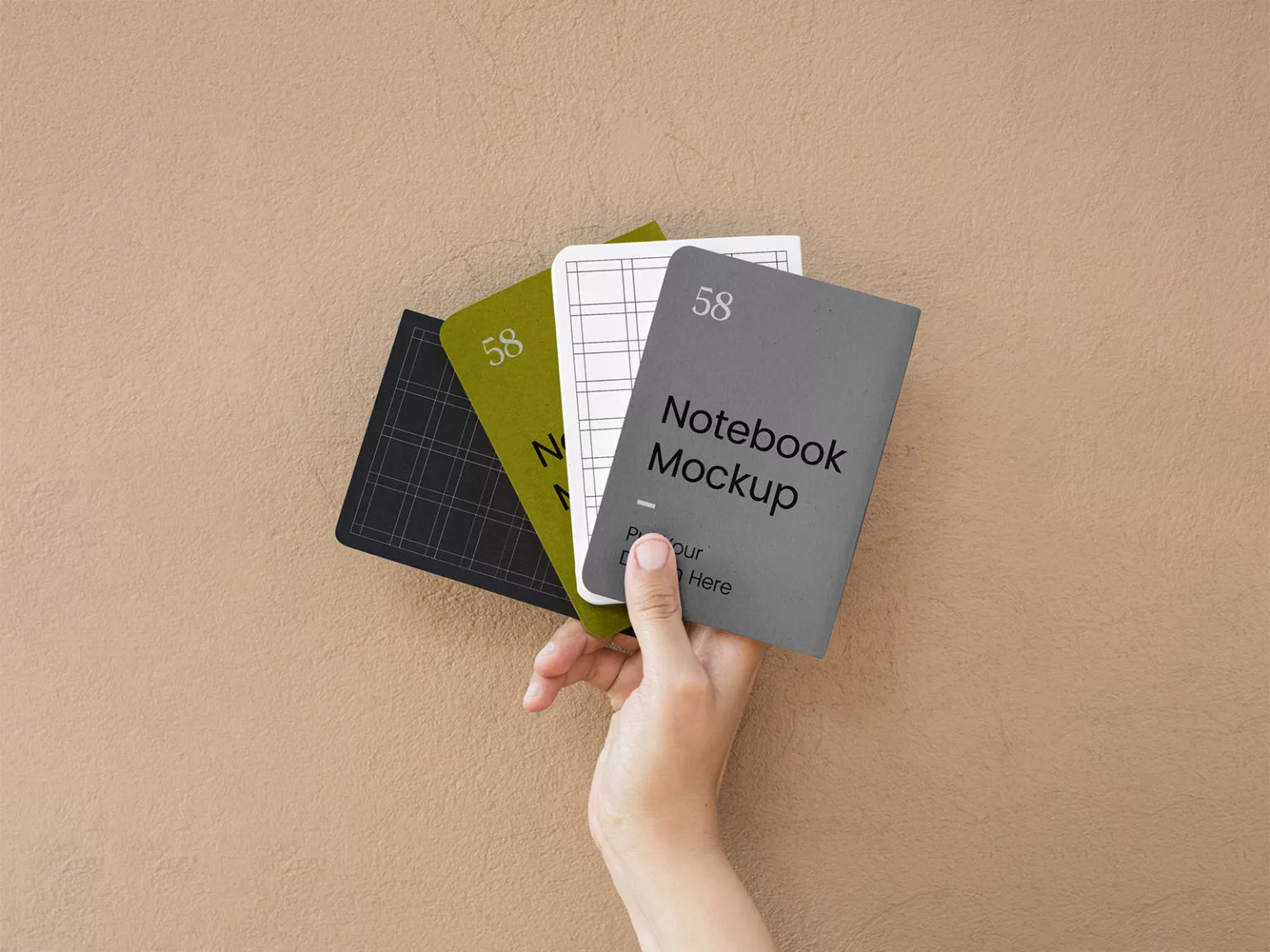 A5 Notebook Cover PSD Free Mockup | The Free Mockup