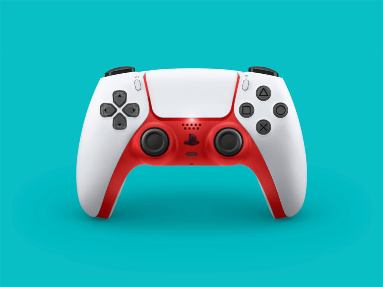 PlayStation 5 Controller PSD Mockup
