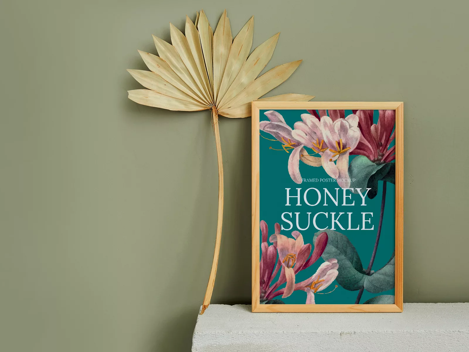 Framed Poster Mockup | The Free Mockup