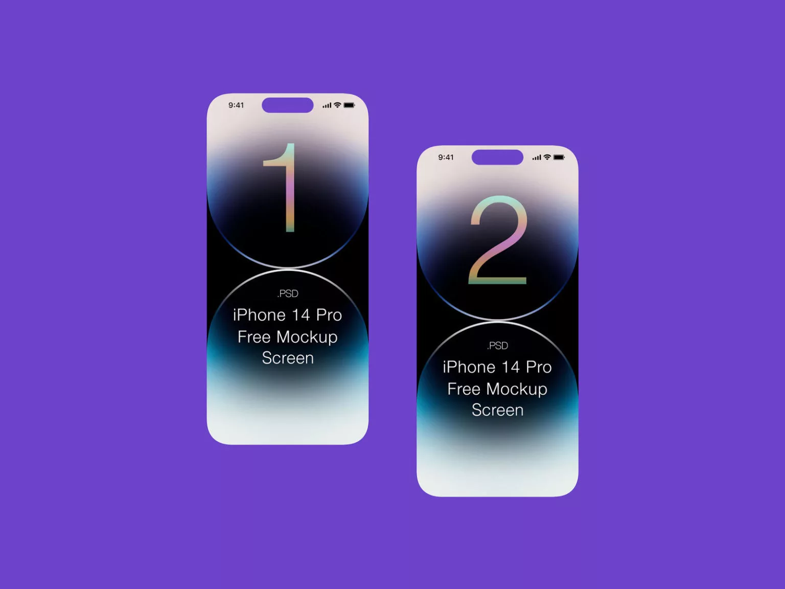 iOS UI App Screen Presentation Mockup | The Free Mockup