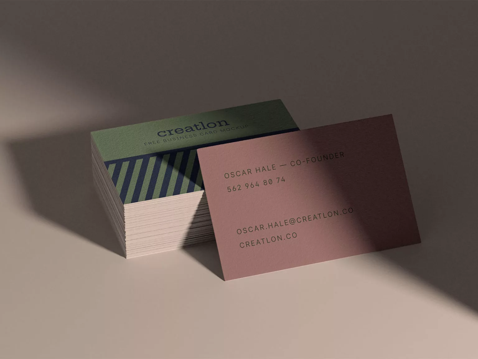 Business Card Mockup Stationery PSD | The Free Mockup