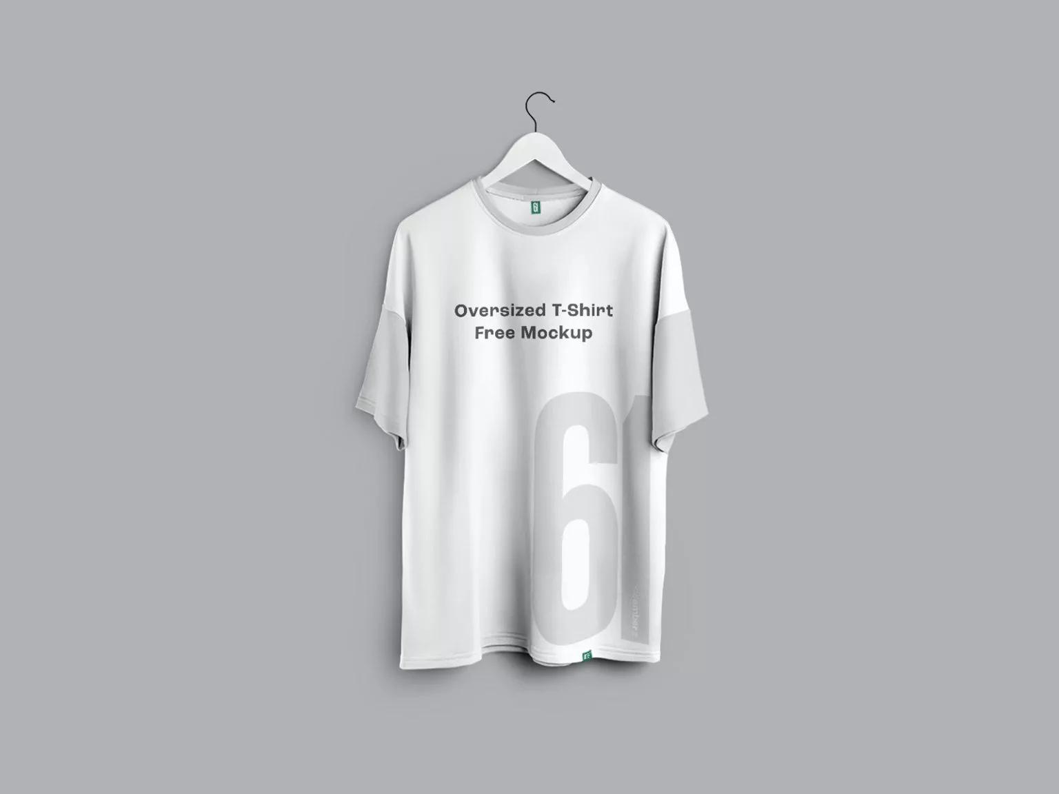 Oversized T-Shirt Free Mockup Template | The Free Mockup