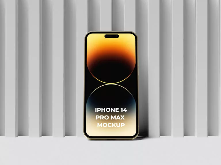 iPhone 14 Pro PSD Mockup | The Free Mockup