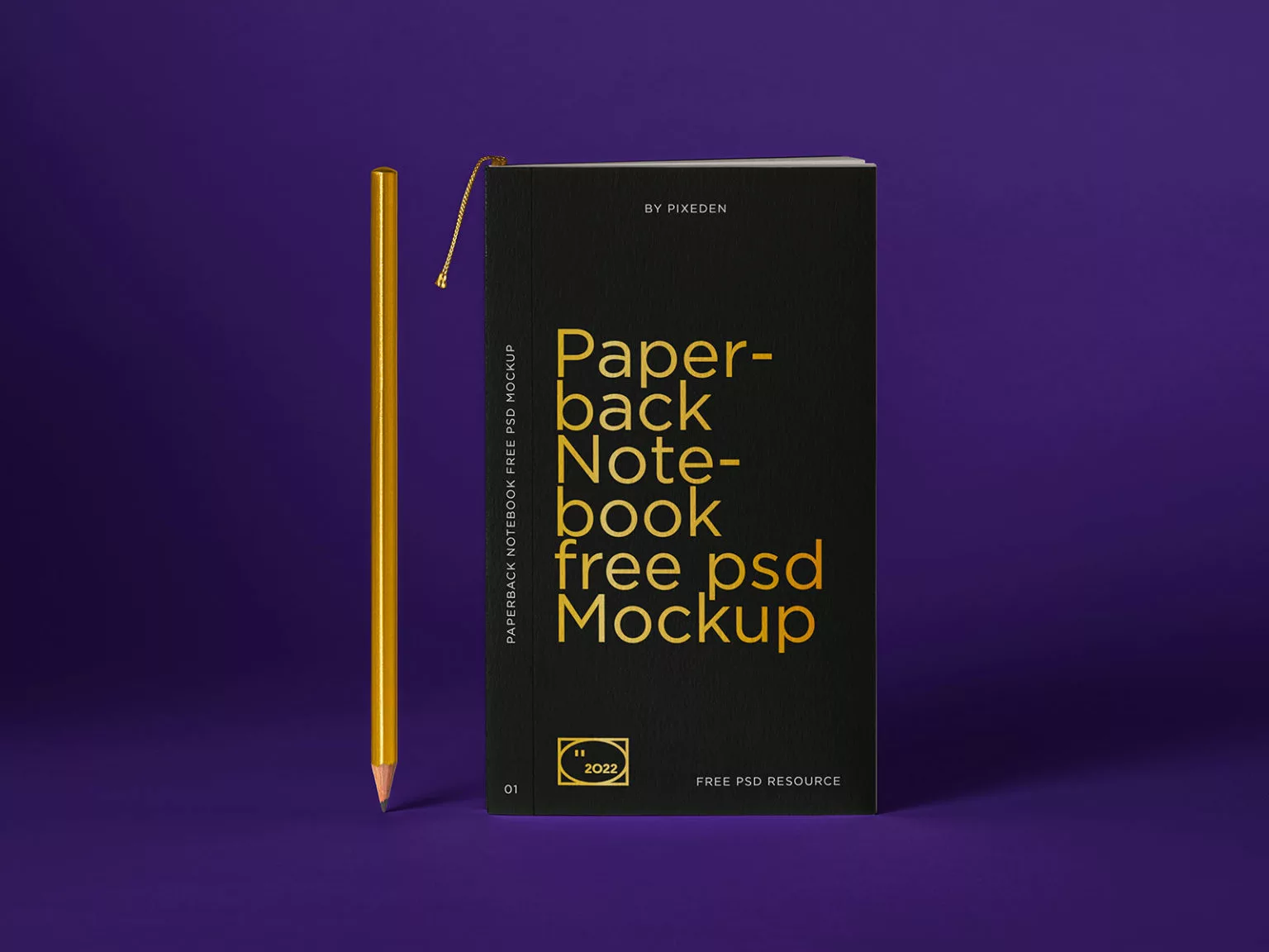 Paperback Notebook PSD Mockup | The Free Mockup