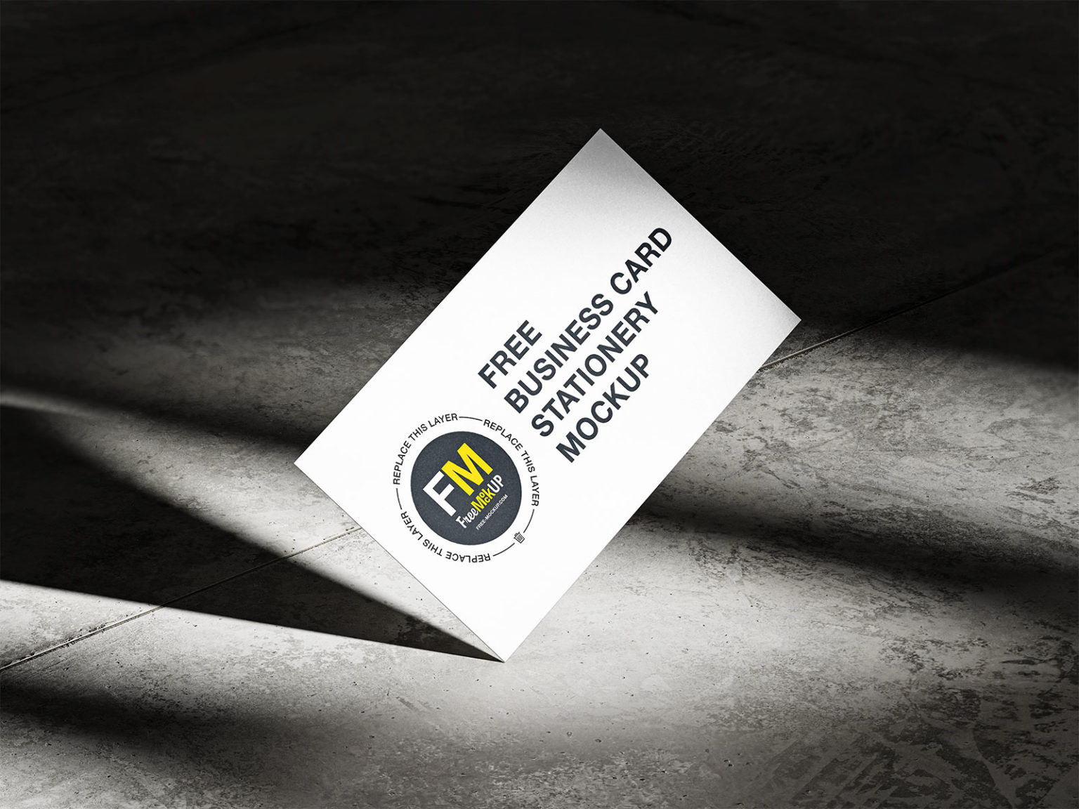 Business Card Stationery Mockup | Free Mockup