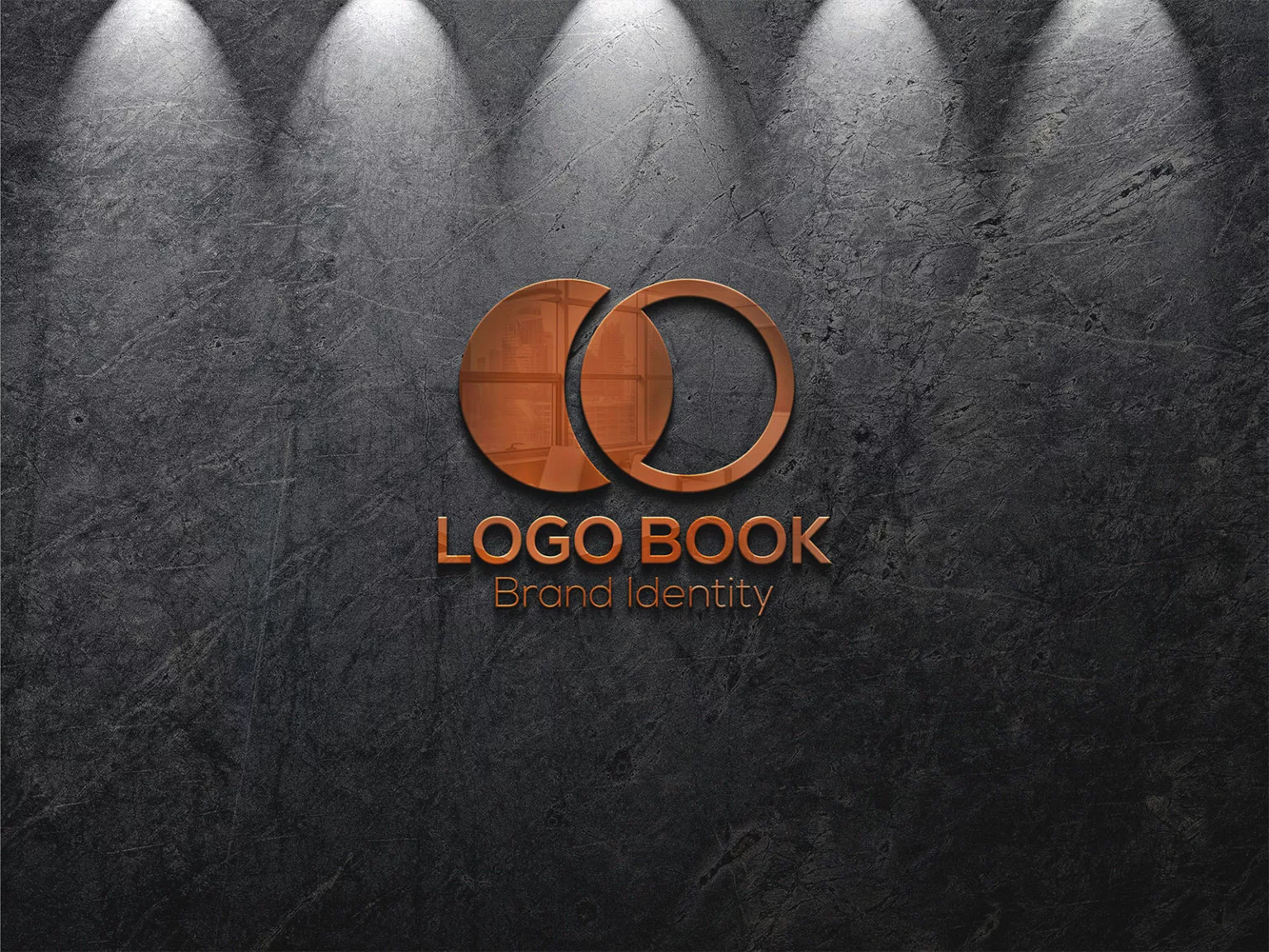 Wall Sign Logo Mockup | The Free Mockup