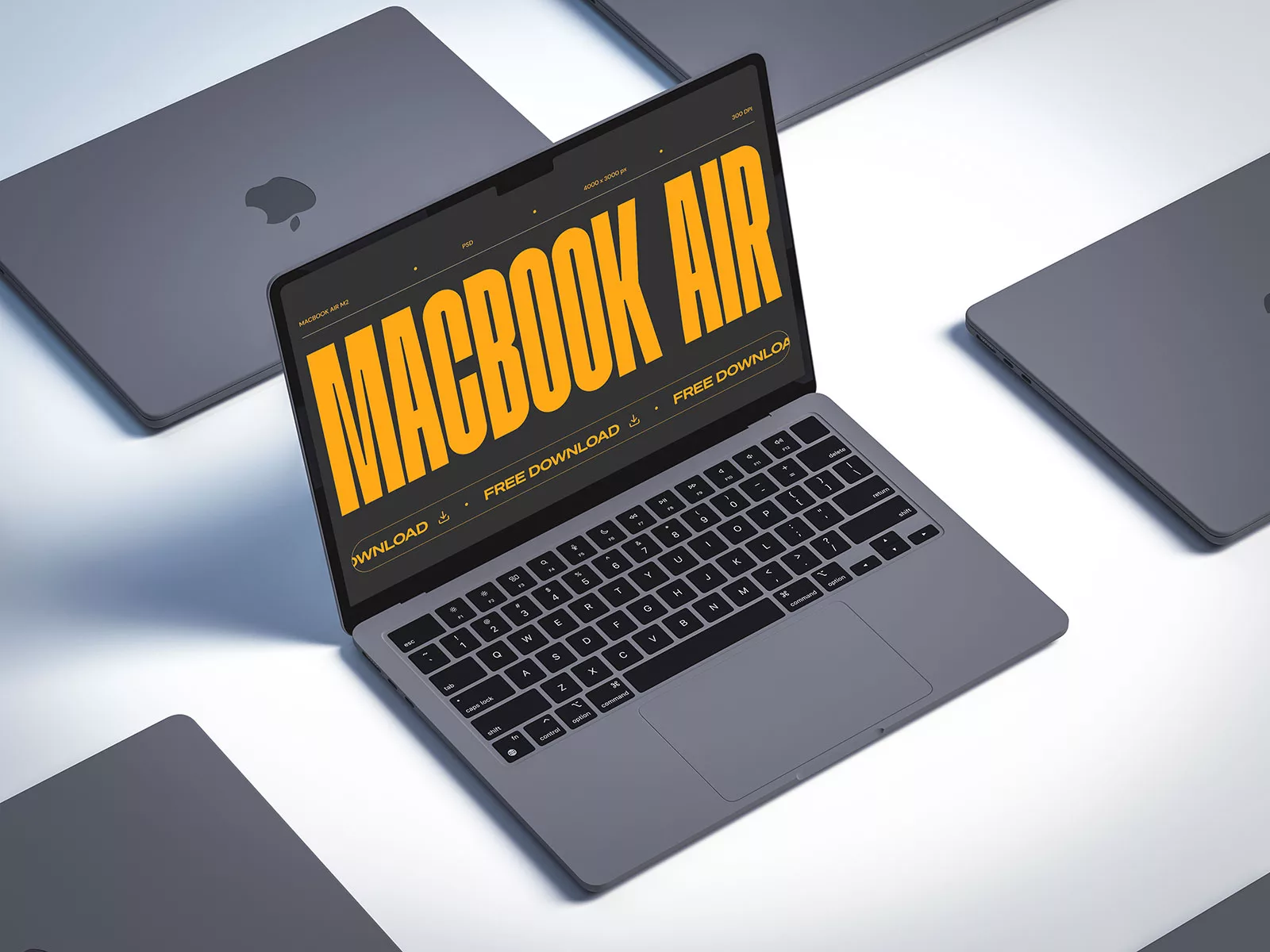 MacBook Air UI Mockup | The Free Mockup