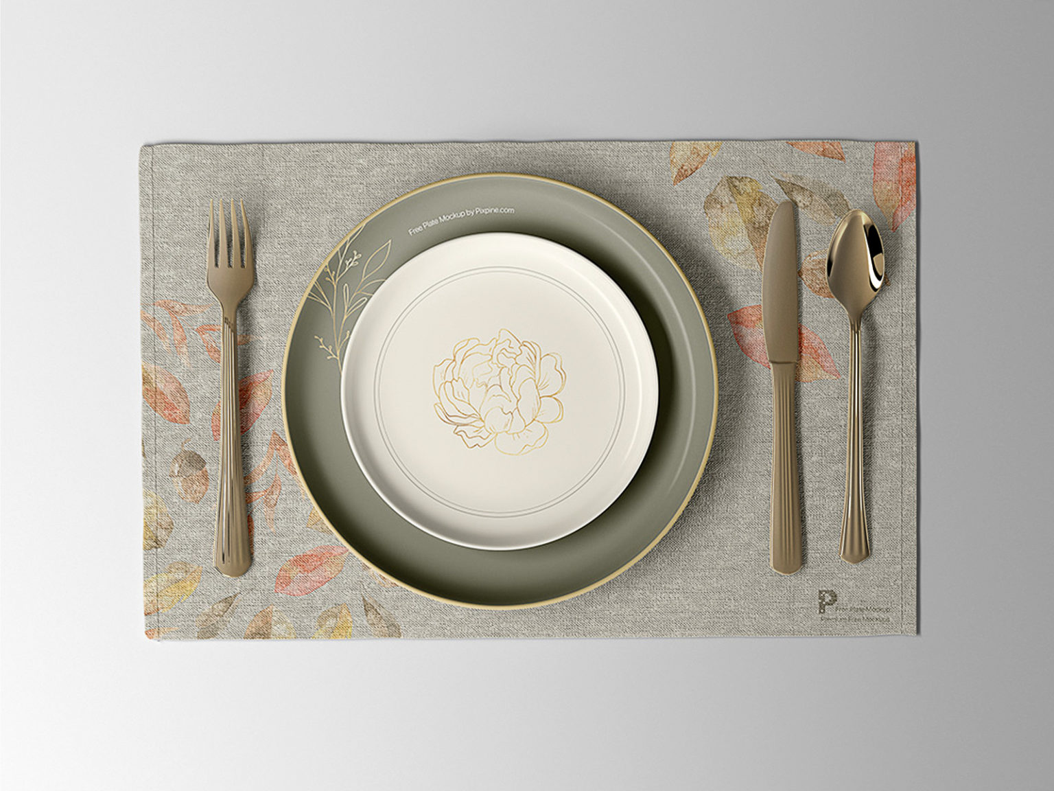 Plate Mockup – PSD Template | Free Mockup