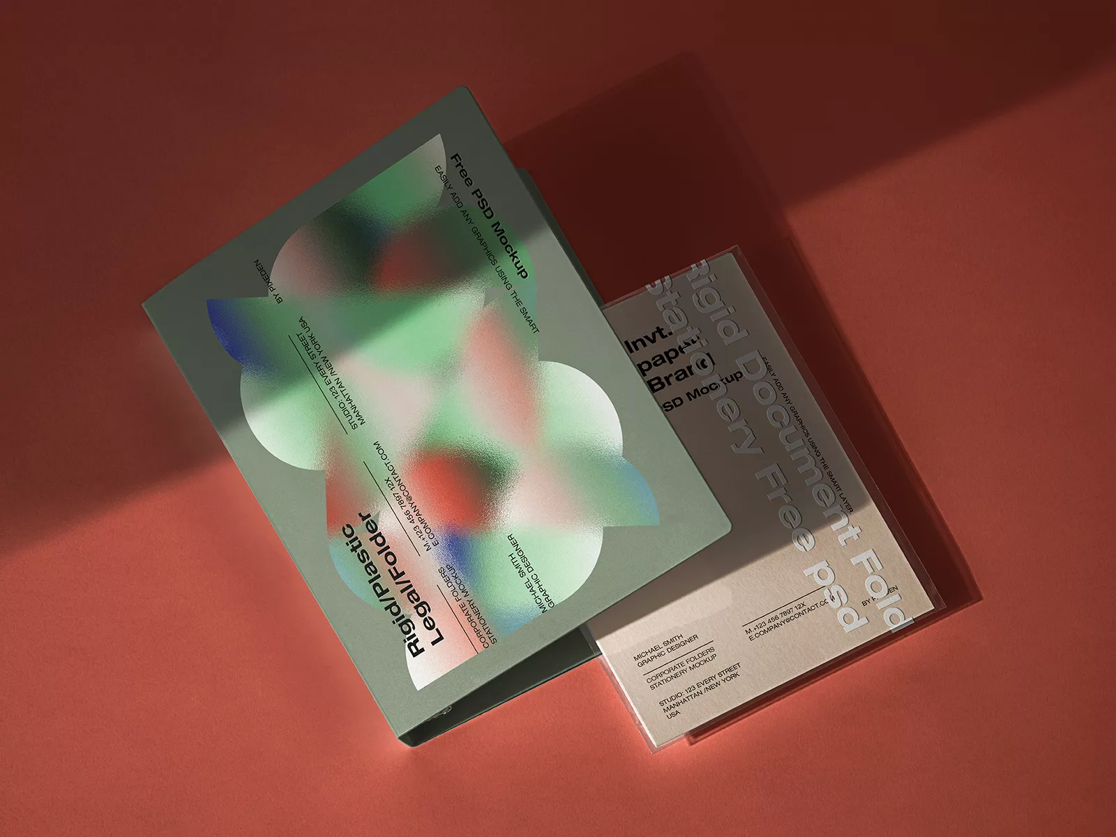 Folder mockup | The Free Mockup