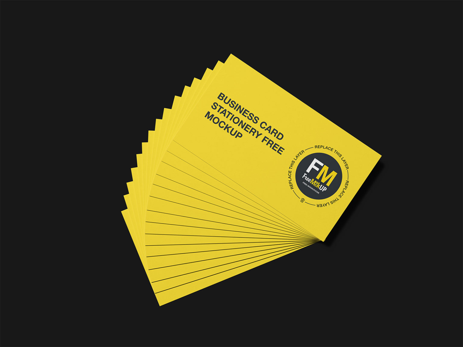 Business Card Stationery Mockup | Free Mockup