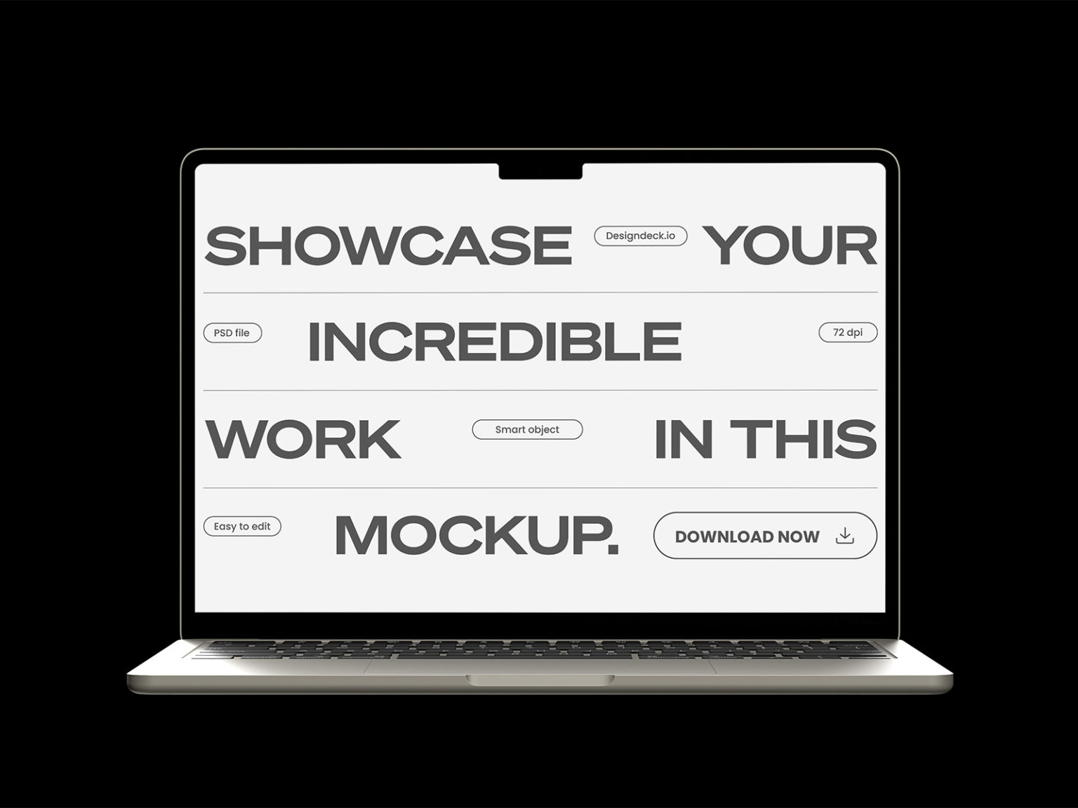 MacBook Air Mockup UI/UX | Free Mockup