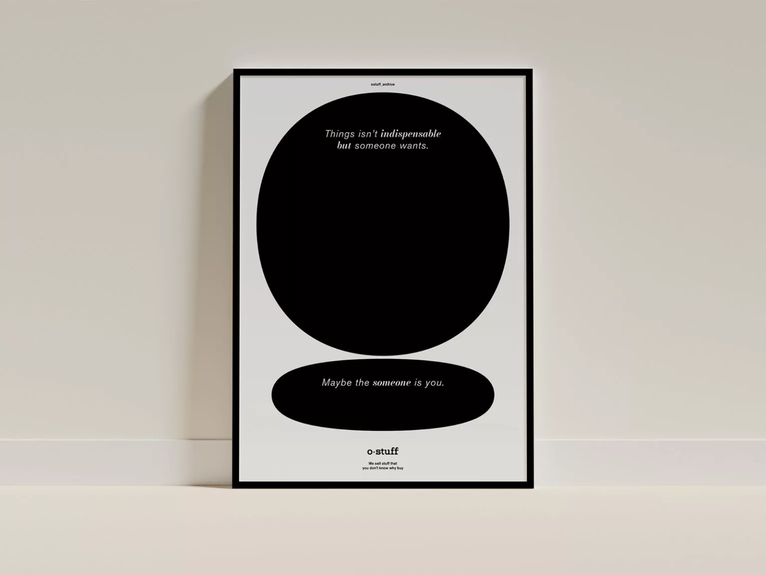 Poster Frame Mock-Up – Artwork Showcase | The Free Mockup