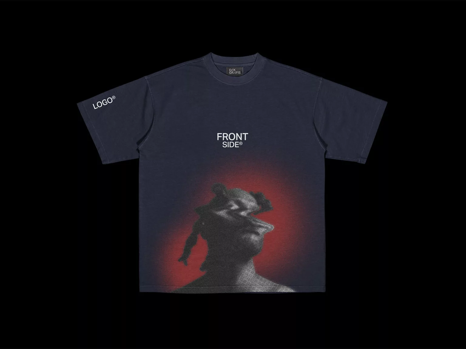 Realistic Oversized T-Shirt Mock-Up | The Free Mockup