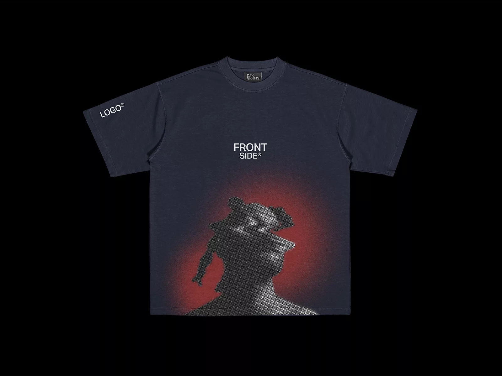 Realistic Oversized T-Shirt Mock-Up | The Free Mockup