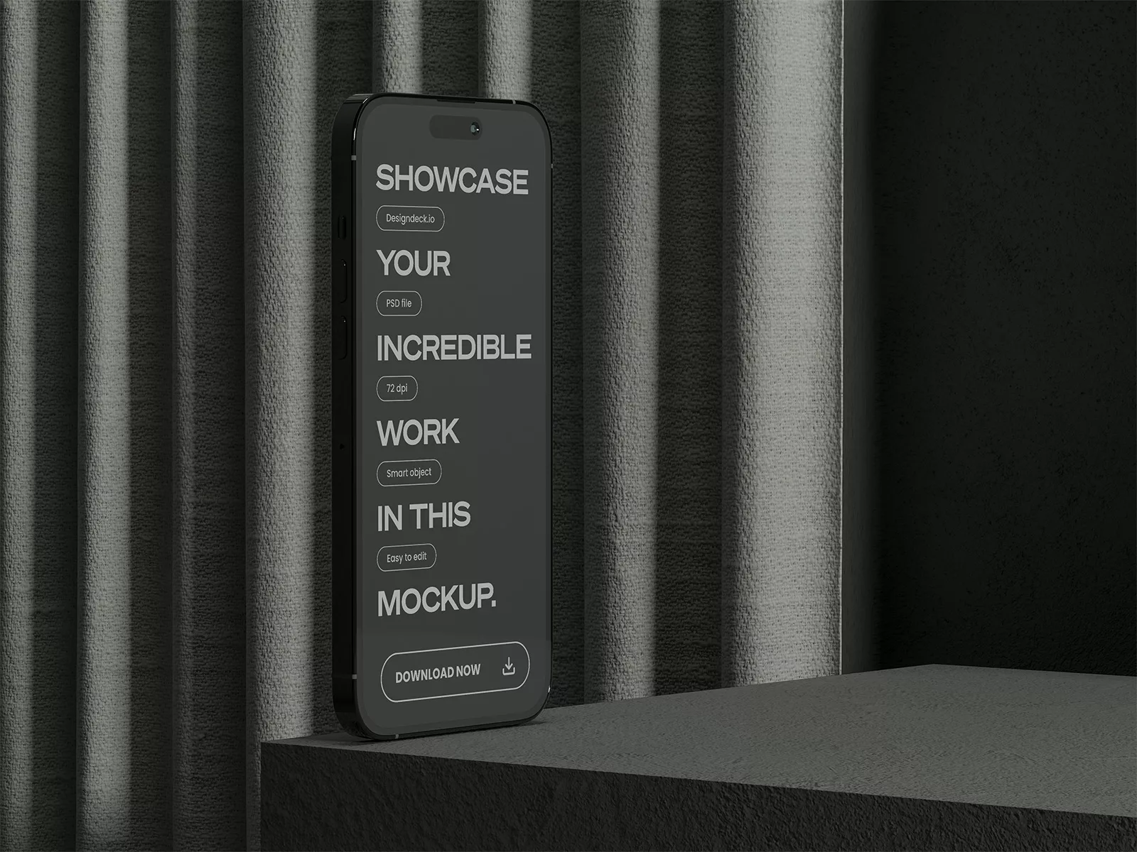 Free iPhone 14 Pro UI Mock-Up | The Free Mockup