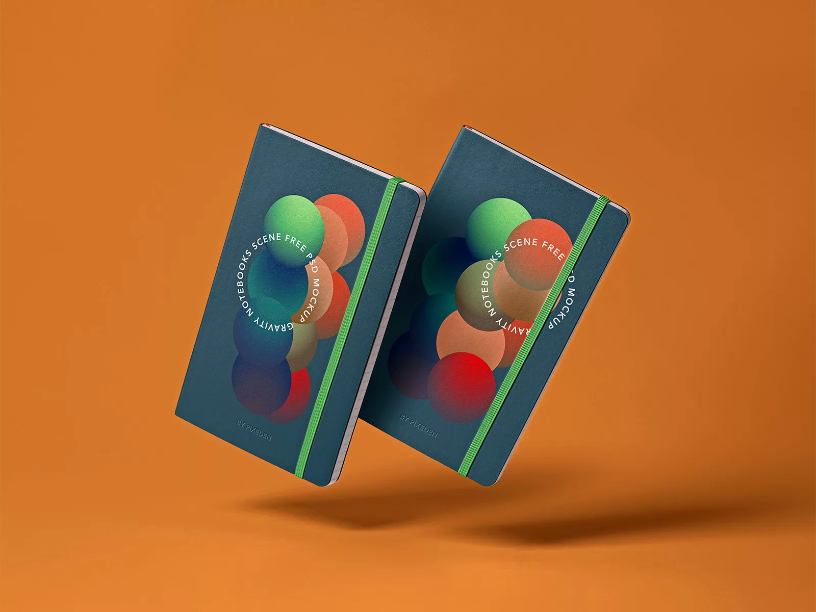 Notebook Mockup PSD Scene | The Free Mockup