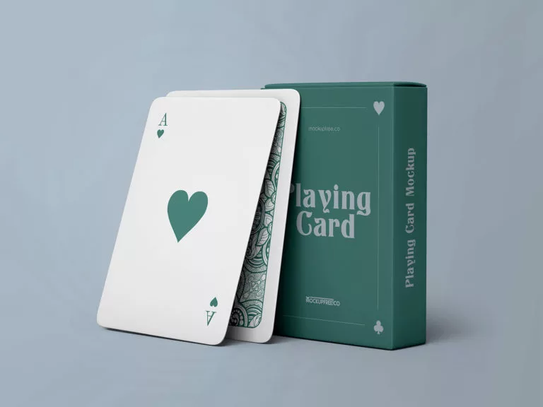Playing Cards Mockup PSD | Free Mockup