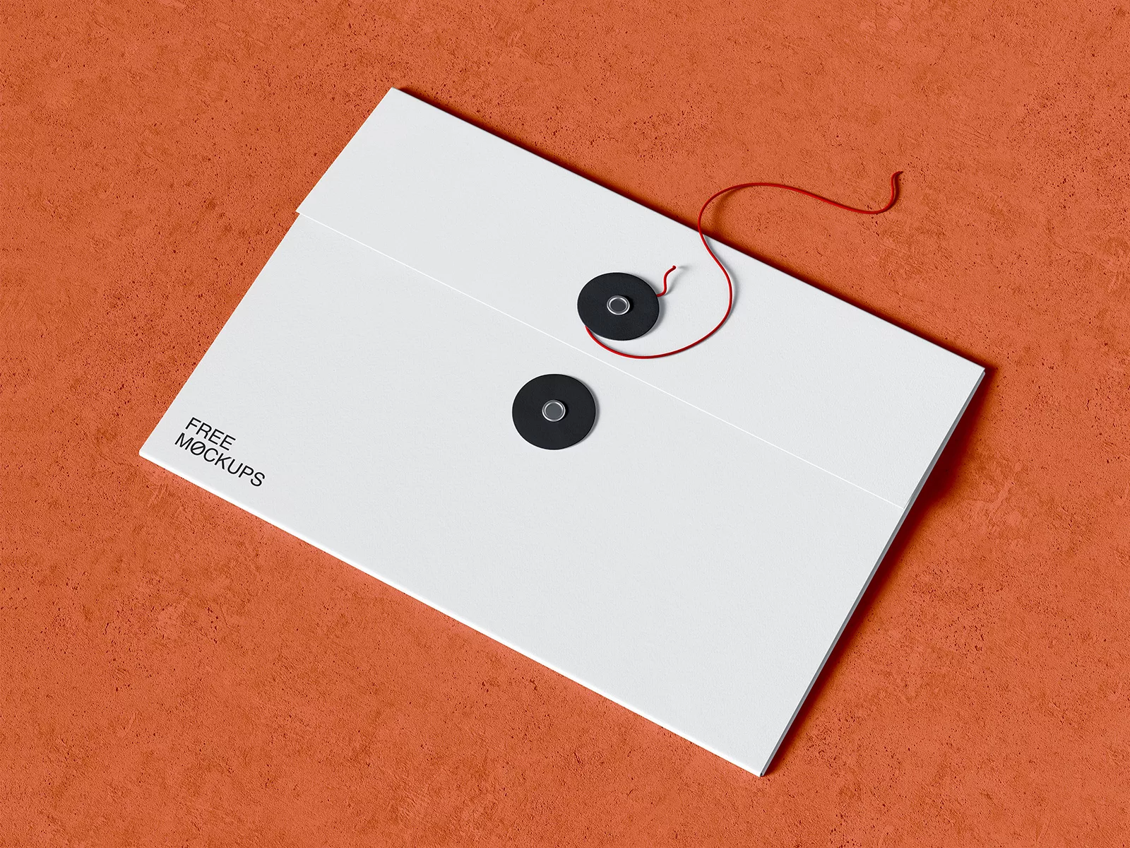 String Tie Envelope Mockup PSD | The Free Mockup