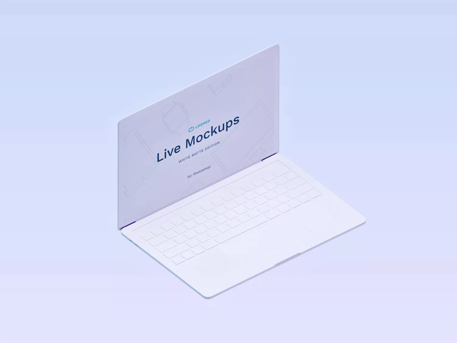 8 White Clay Apple Devices Mockups | The Free Mockup