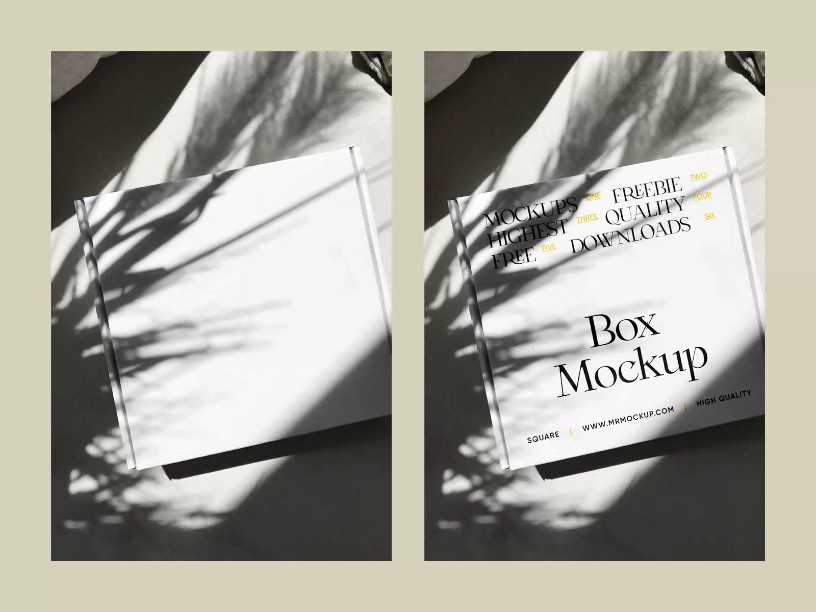 Delivery Mailer Box Mockup | The Free Mockup