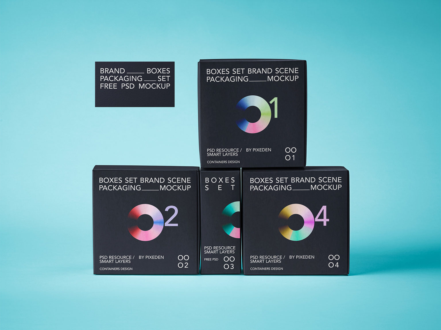 Box Packaging PSD Mockups | Free Mockup